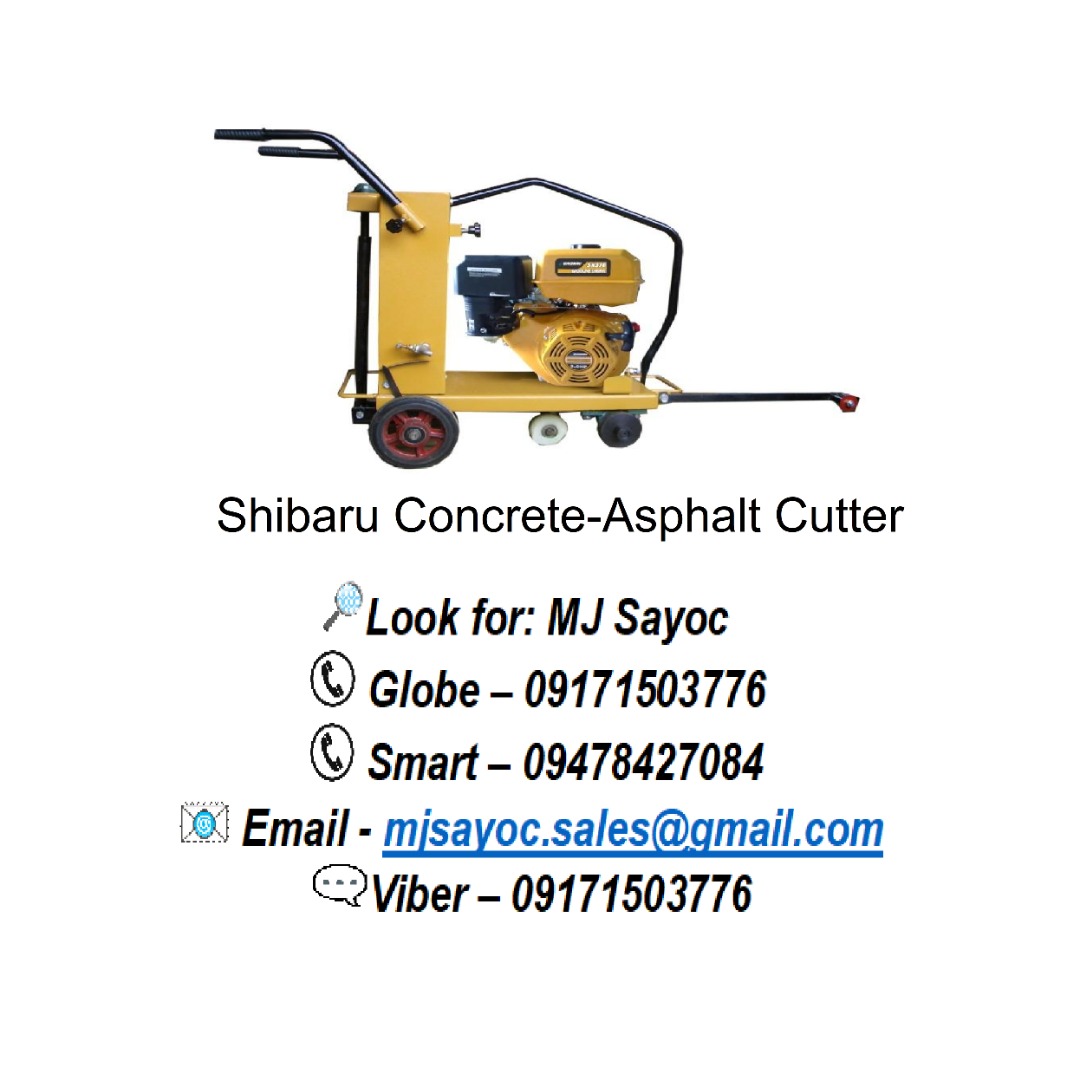 Shibaru Concrete-Asphalt Cutter, Commercial & Industrial, Construction ...