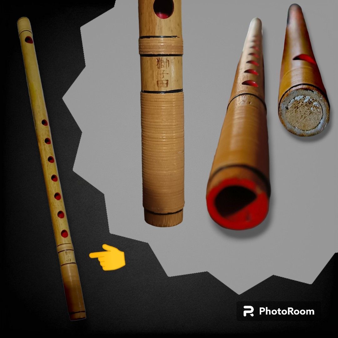 Shishida Hayashi Tenchi 6-holes 6-hon choshi Shinobue Traditional ...