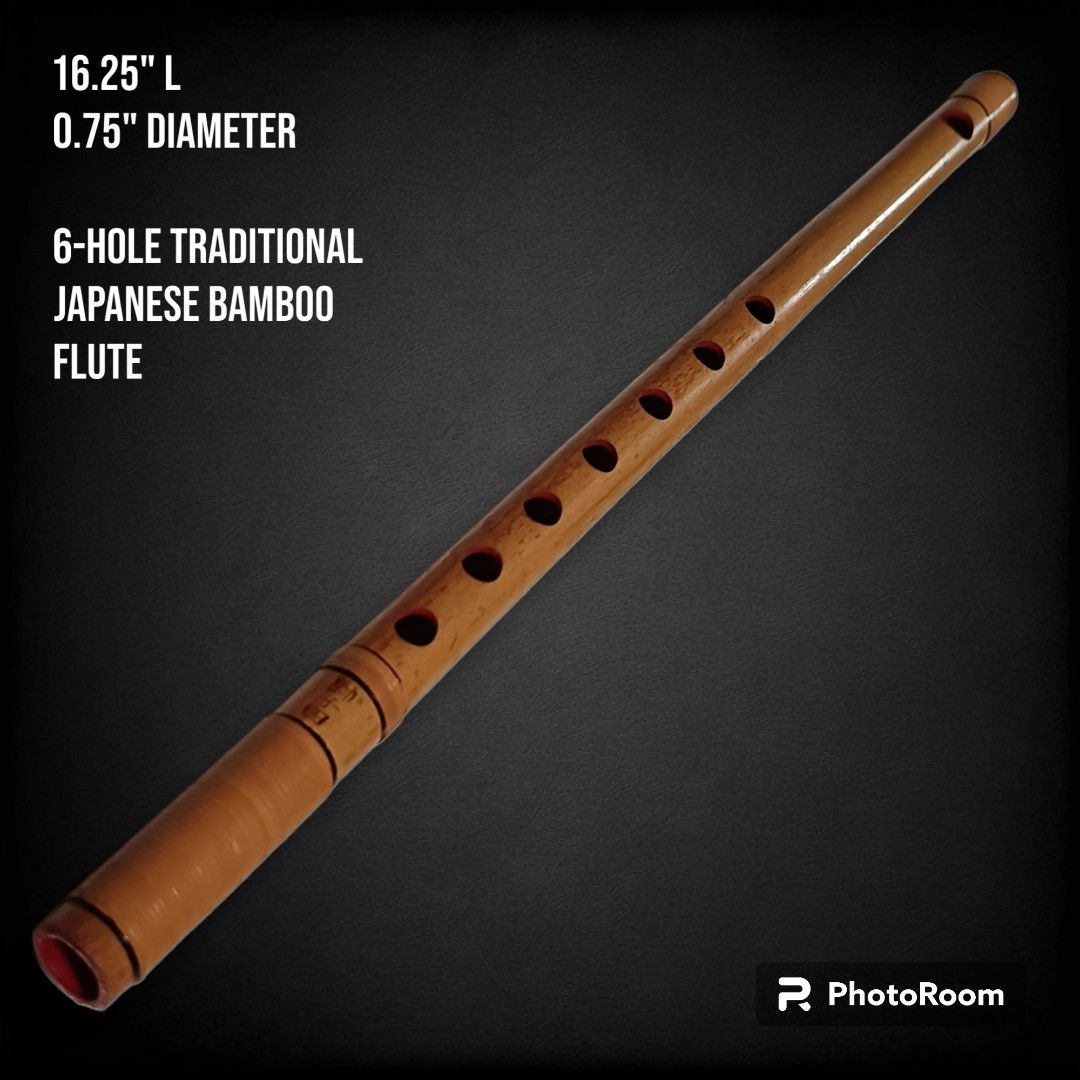 Shishida Hayashi Tenchi 6-holes 6-hon choshi Shinobue Traditional ...