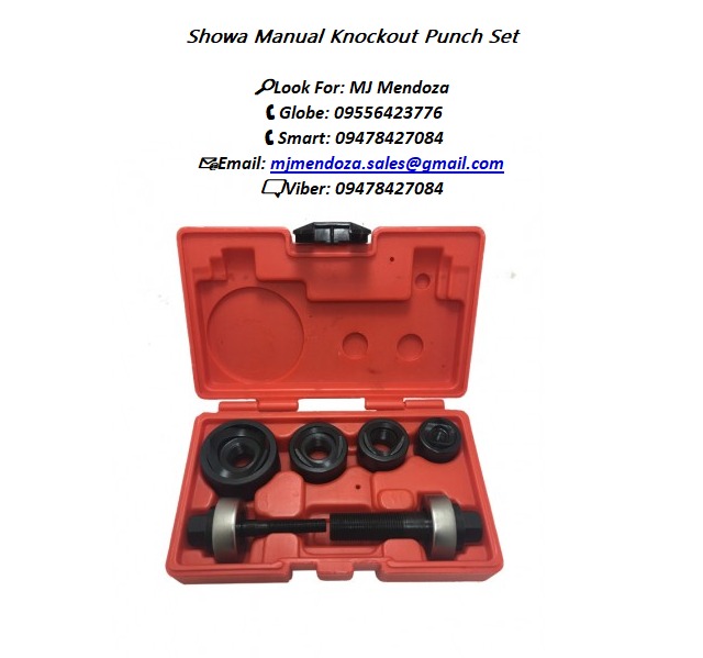 Showa Manual Knockout Punch Set, Commercial & Industrial, Industrial ...