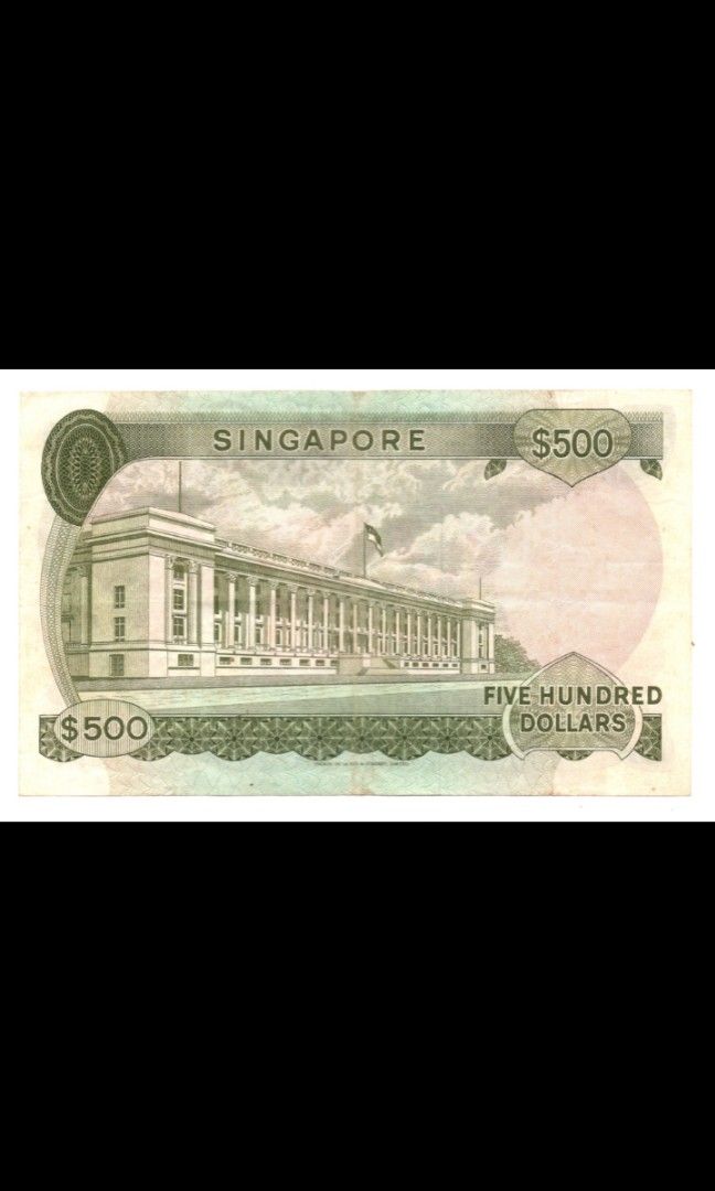 Singapore 500 dollars Orchid HSS red seal, Hobbies & Toys, Memorabilia ...