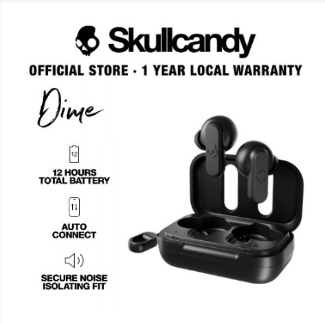 Skullcandy Dime/Dime 2 True Wireless Earbuds with Tile Finding ...
