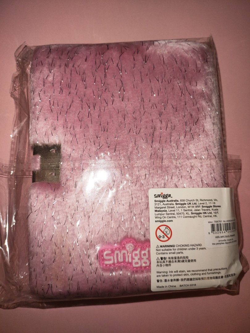 Smiggle Unicorn Lockable Journal / Diary, Hobbies & Toys, Stationery ...