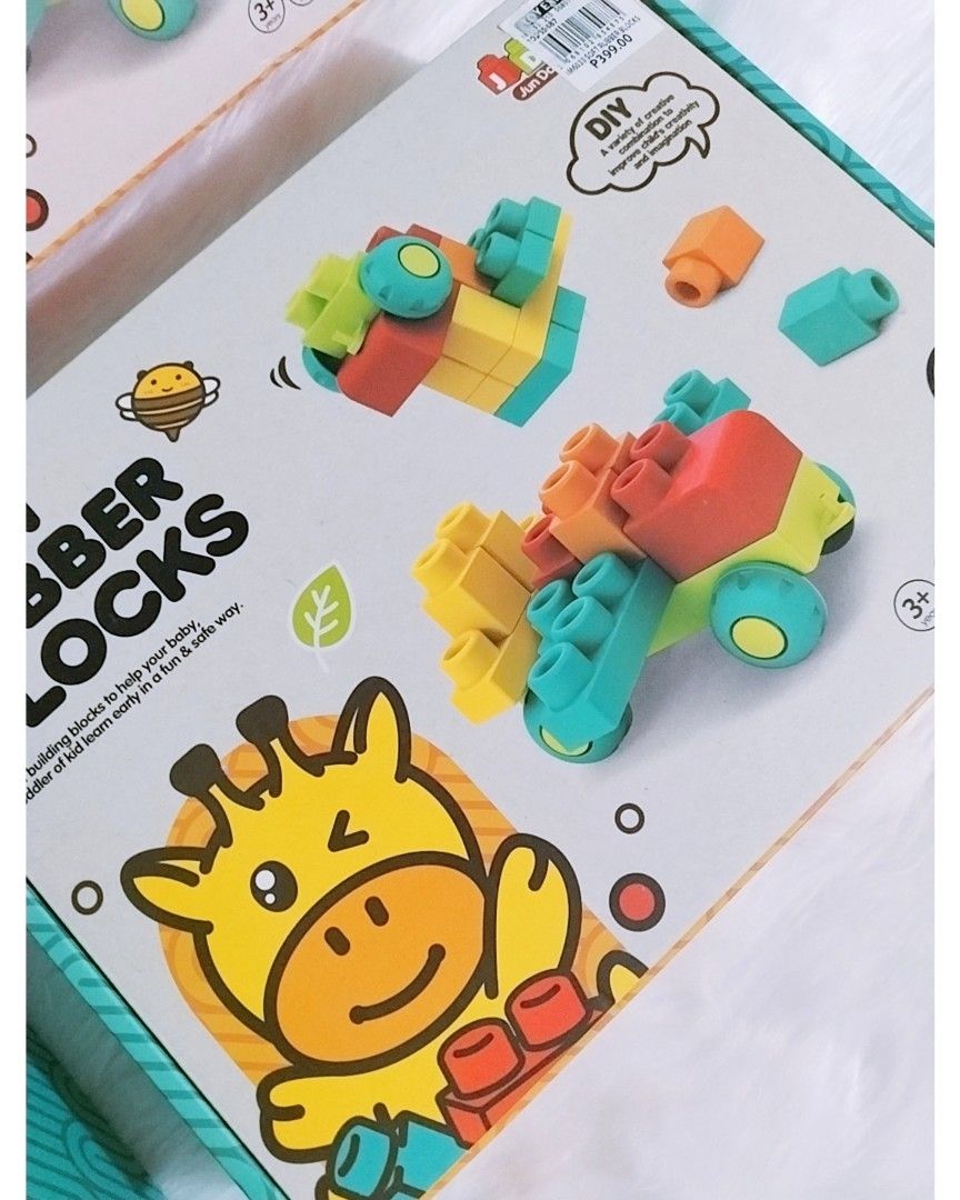 Soft Rubber Blocks Set 22 Pieces, Babies & Kids, Infant Playtime on ...