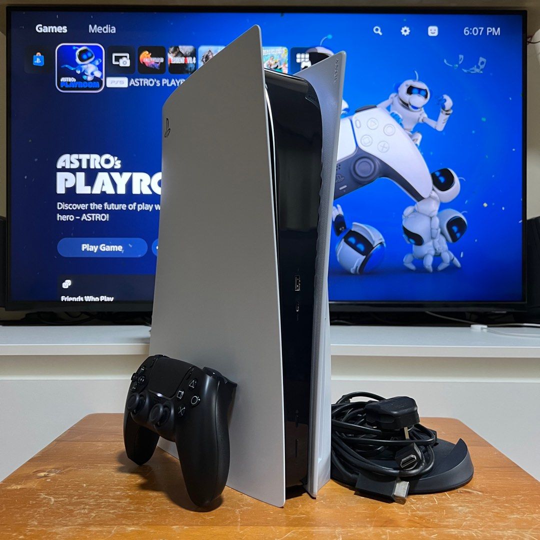 Sony PlayStation 5 PS5 Disc Console, Video Gaming, Video Game Consoles ...