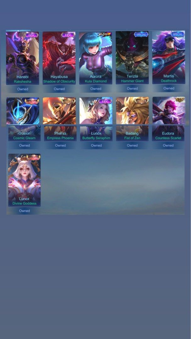 *STACKED* MLBB Account, Video Gaming, Gaming Accessories, Game Gift ...