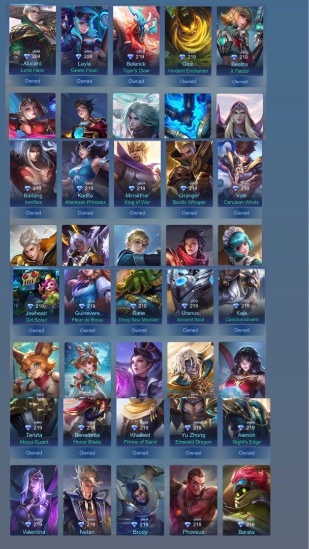 *STACKED* MLBB Account, Video Gaming, Gaming Accessories, Game Gift ...