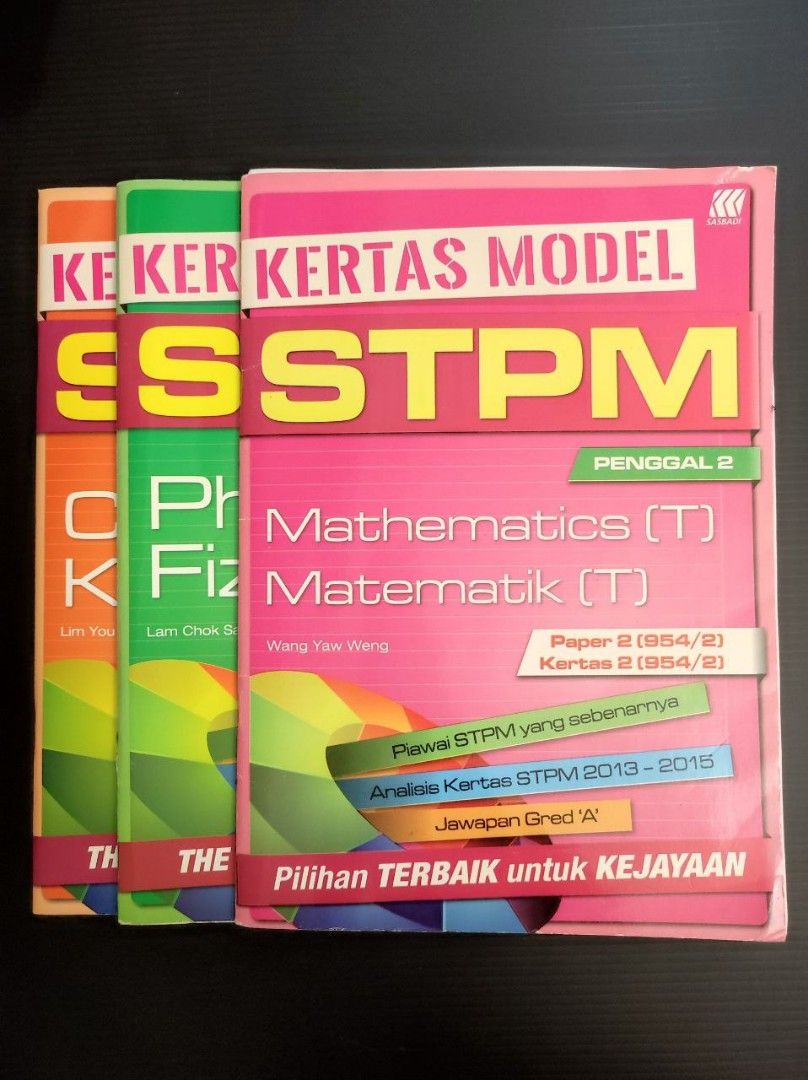 STPM Sem 1, 2, 3 Model Papers SASBADI, Hobbies & Toys, Books ...