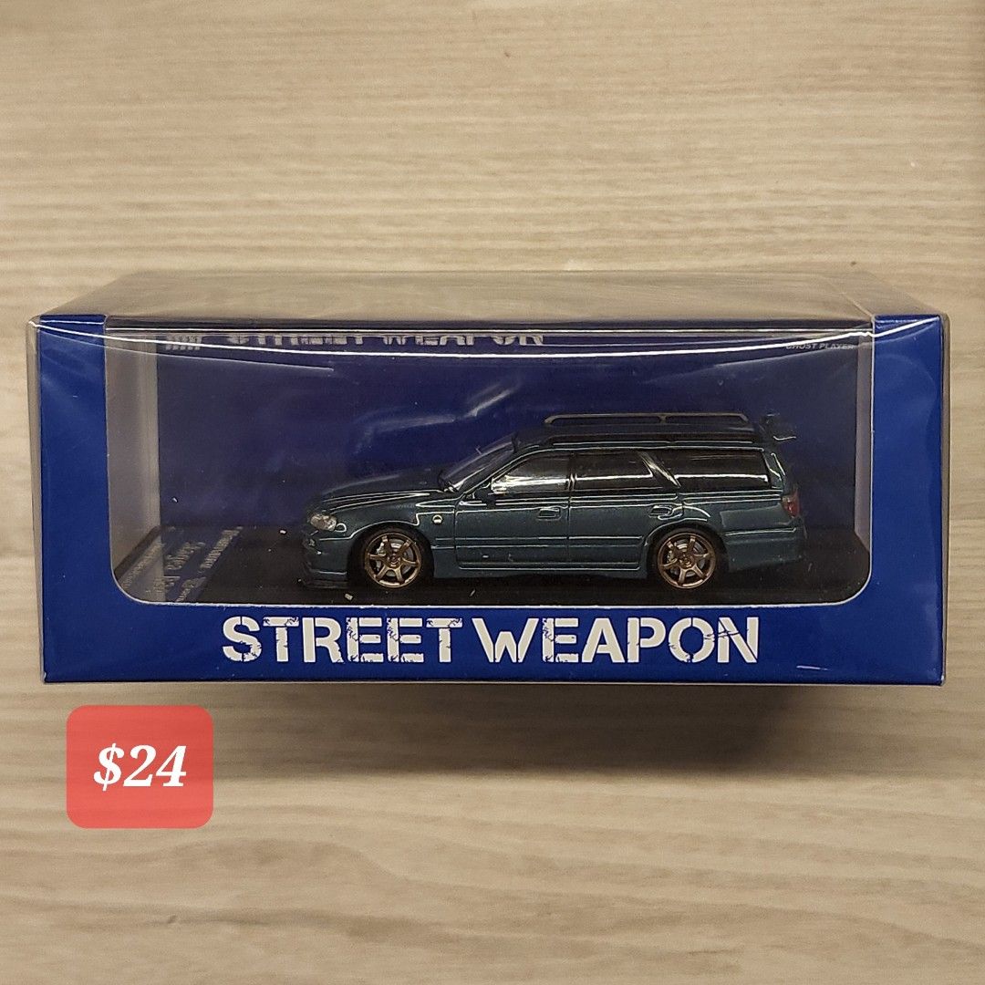 Street Weapon Nissan Stagea R34 Wagon Skyline 1/64 JDM not hotwheels inno64 minigt tarmac works ...