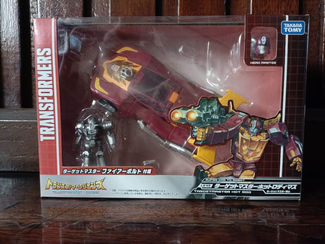 TAKARA TOMY TRANSFORMERS: LEGENDS TARGETMASTER HOT ROD (LG-45) PRIME ...