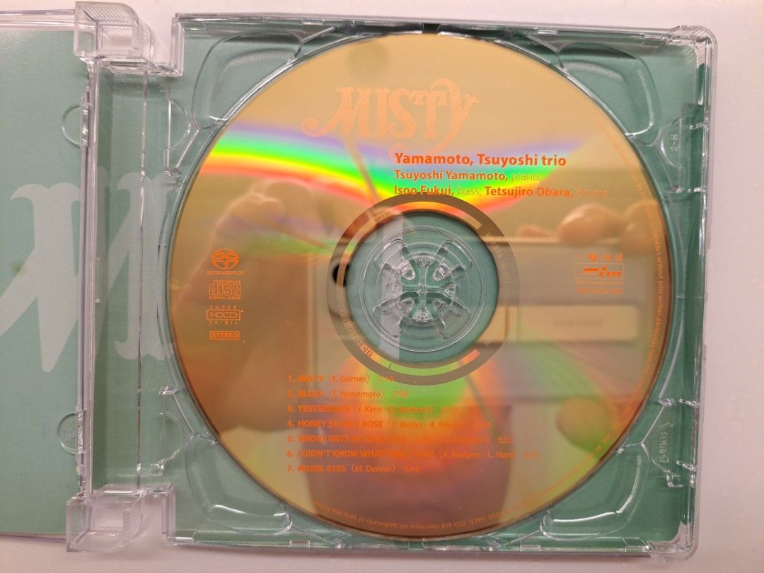 TBM Records, FIM SACD 062 - Misty - Tsuyoshi Yamamoto Trio, Hobbies ...