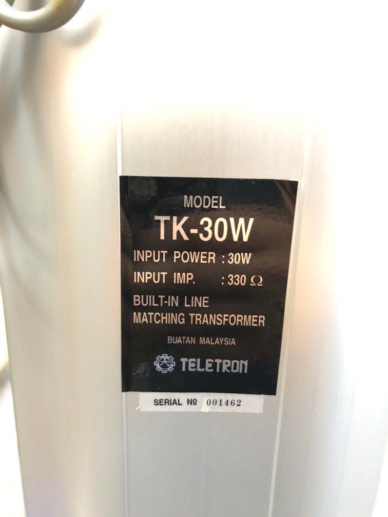 Teletron Sound Column Speaker 30W, Audio, Soundbars, Speakers & Amplifiers on Carousell