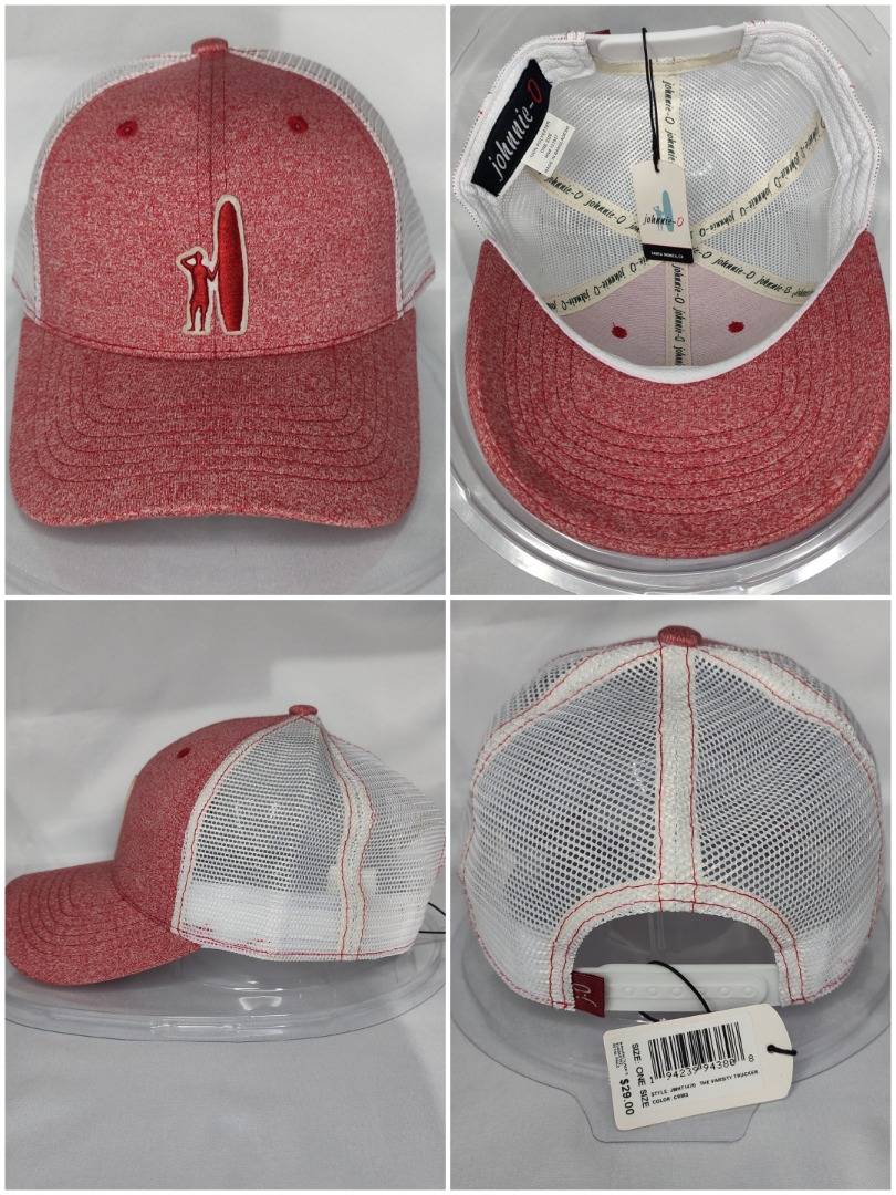 THE VARSITY MESH TRUCKER HAT PINK on Carousell