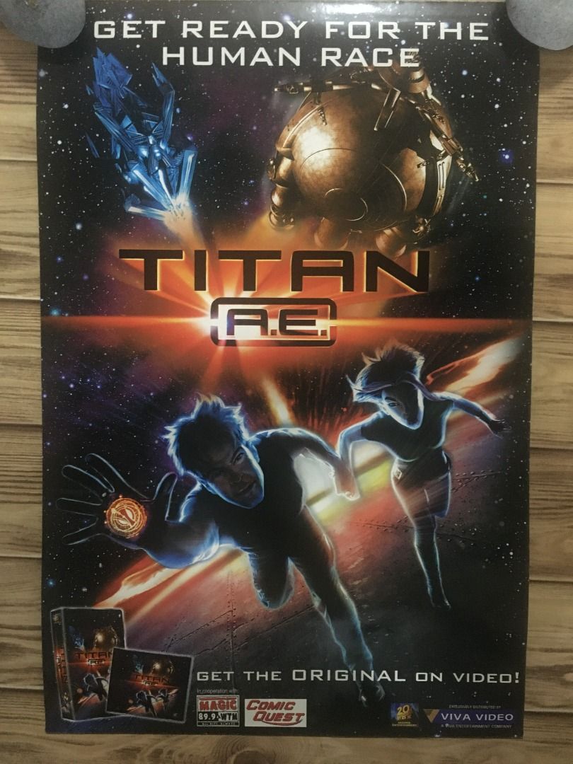 Titan A.E. 12" x 18" Home Video Glossy Poster, Hobbies & Toys ...
