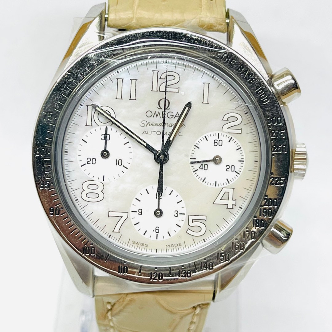 TP-OMEGA Speedmaster Reduced Chonograph MOP Dial 39mm, Men's Fashion ...