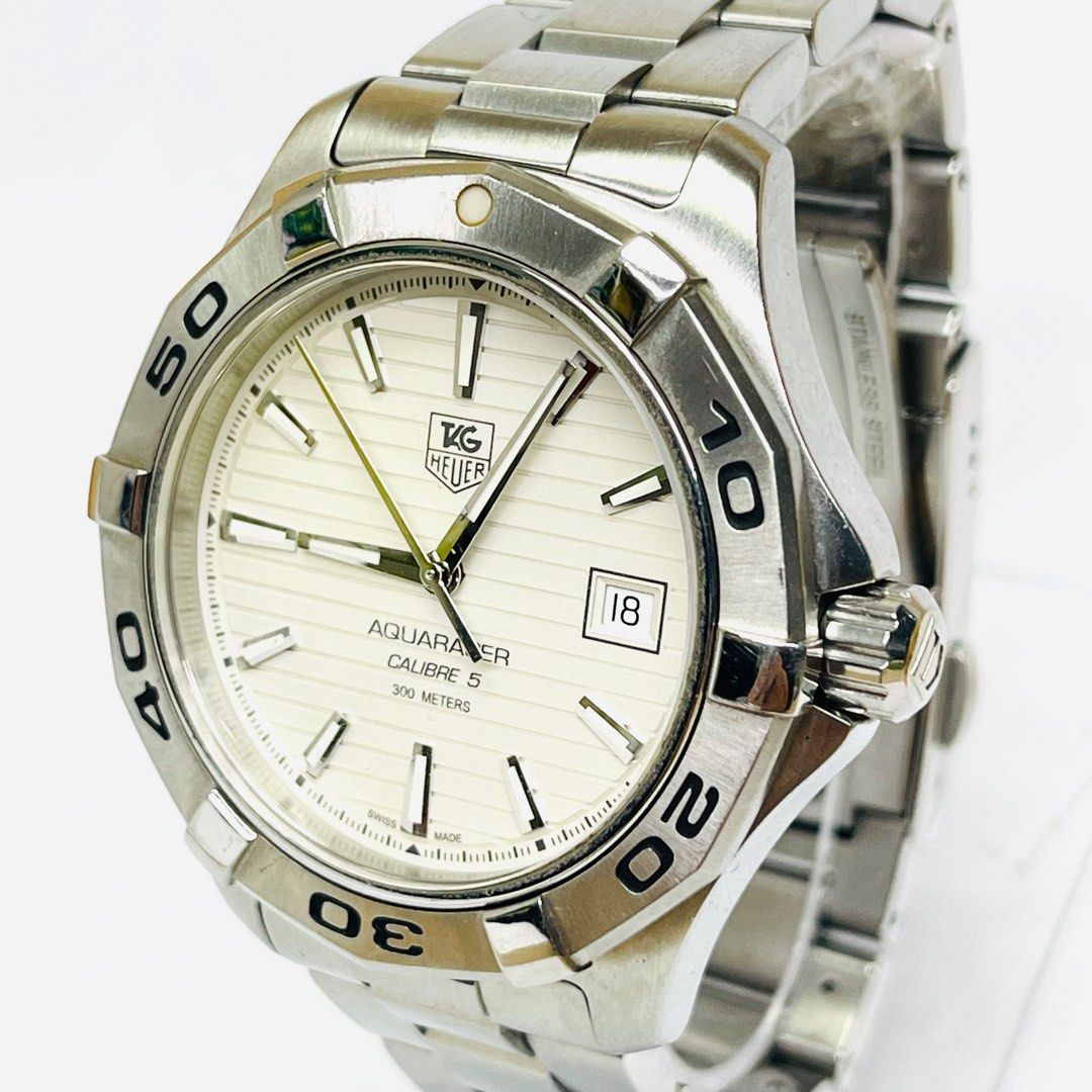TP-TAG HEUER Aquaracer Calibre 5 Automatic Watch 41mm, Men's Fashion ...