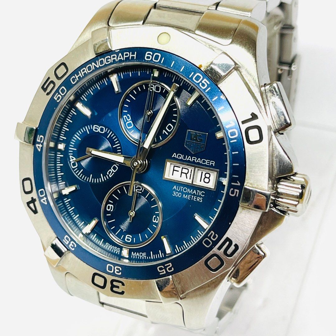 TP-TAG HEUER Aquaracer Daydate Chronograph Automatic Men watch 43mm ...