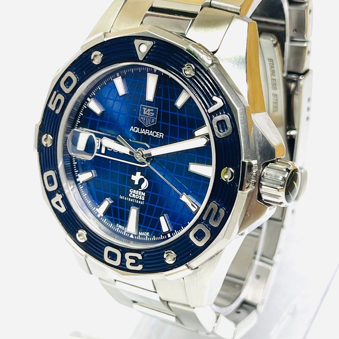 TP-TAG HEUER Aquaracer Leonardo Dicaprio Limited Edition 43mm 0074/1000 ...
