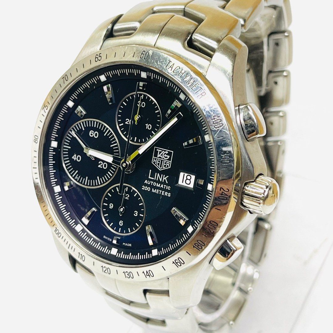 TP-TAG HEUER Link Chronograph Date Automatic Men Watch 42mm, Men's ...