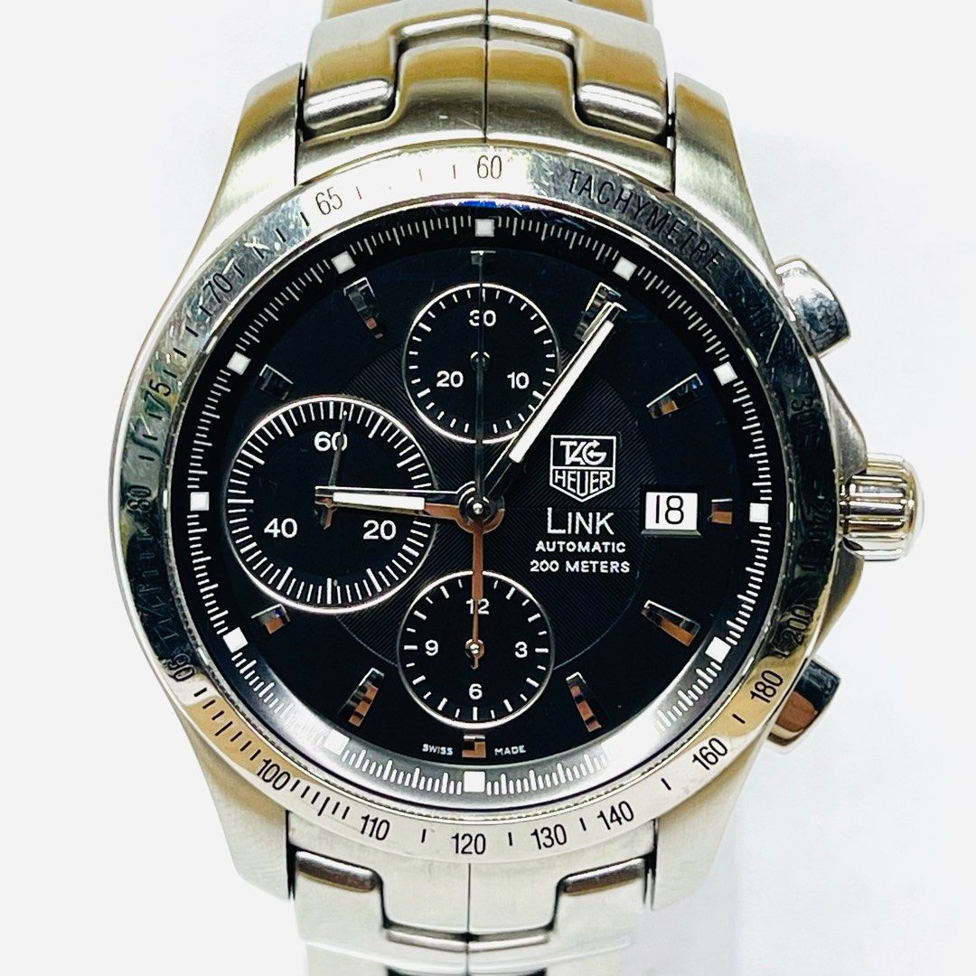 TP-TAG HEUER Link Chronograph Date Automatic Men Watch 42mm, Men's ...