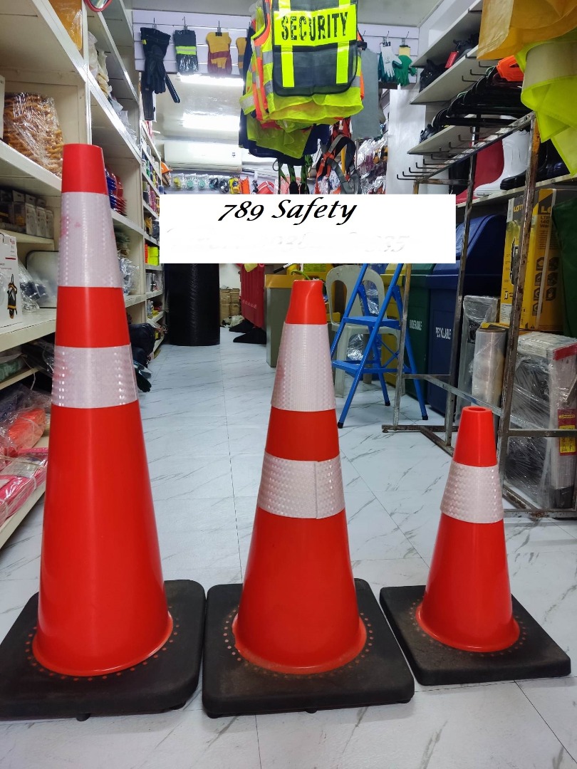 Traffic Cone Black Base, Commercial & Industrial, Construction ...