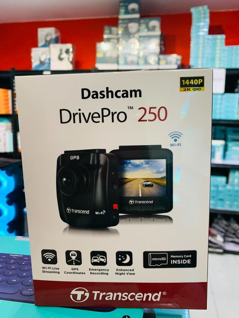 Transcend DrivePro 250 Dashcam 64GB TS-DP250A-64G, Computers & Tech ...