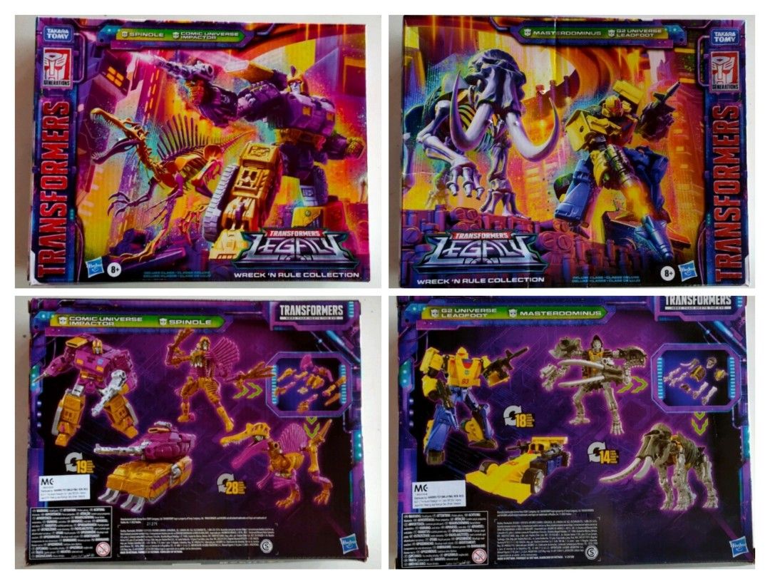 Transformers Legacy Wreck N Rule Collection Impactor & Leadfoot Set NEW ...