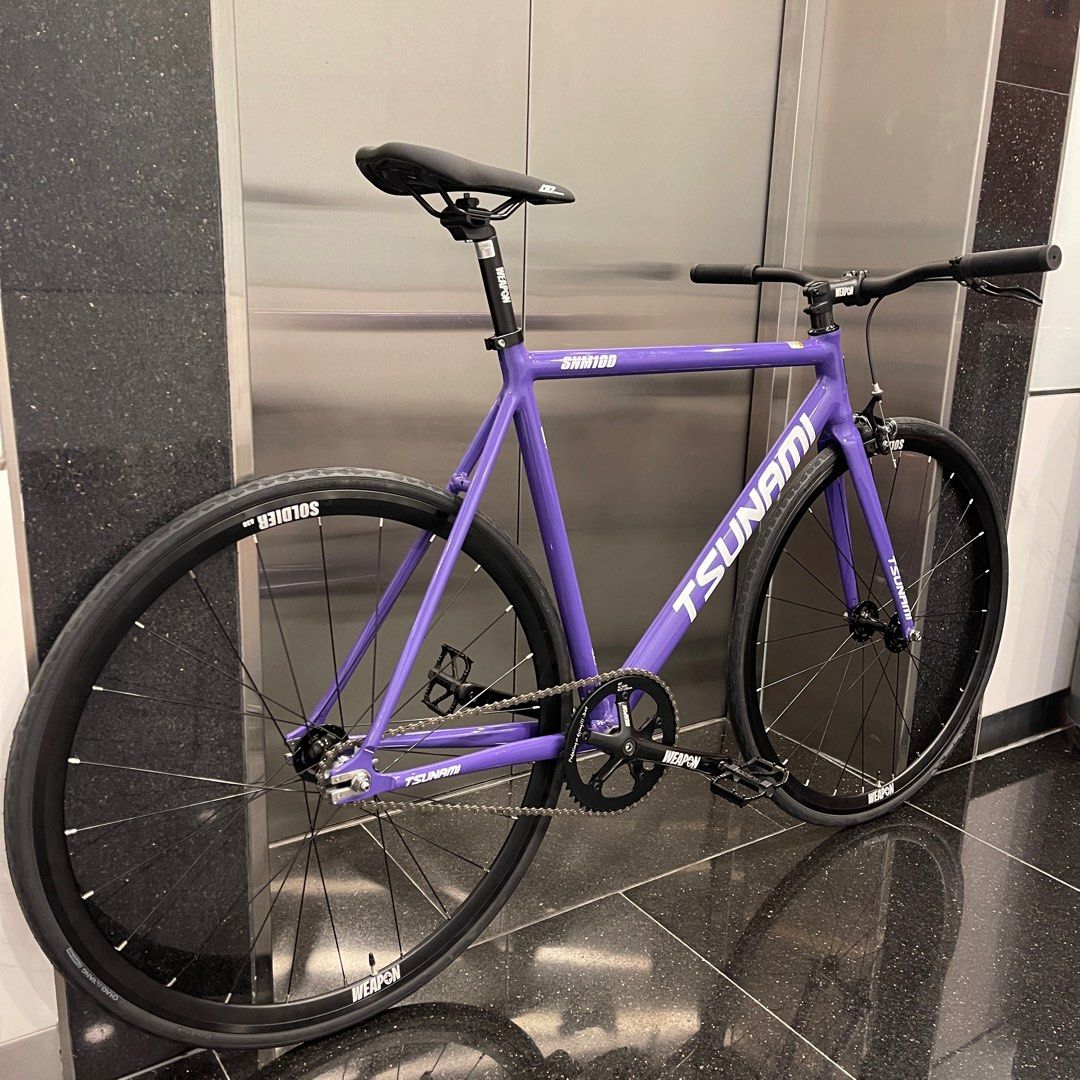 Tsunami fixie bike/frame set $330/complete bike $659/fixie gear bike ...