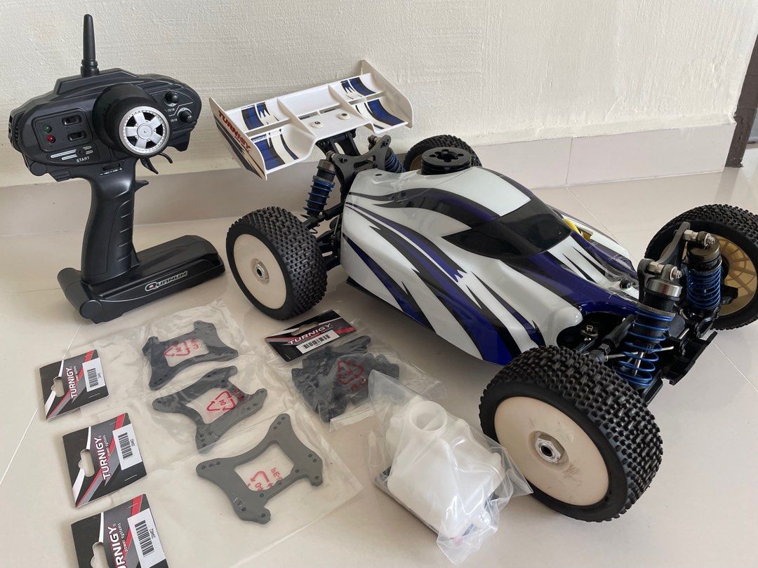 Turnigy 1/8 Ramble nitro rc buggy not Kyosho Tamiya yokomo, Hobbies ...