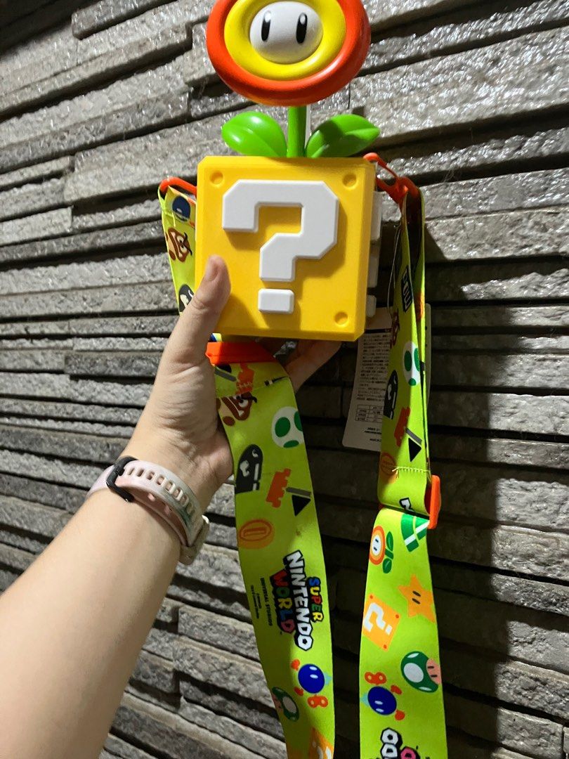 USJ Super Nintendo World Mario Fireflower drink holder, Hobbies & Toys ...