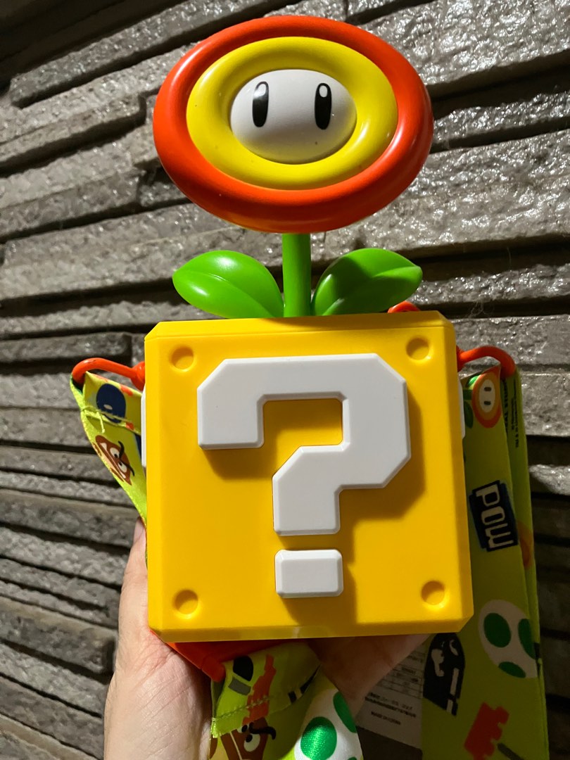 USJ Super Nintendo World Mario Fireflower drink holder, Hobbies & Toys ...