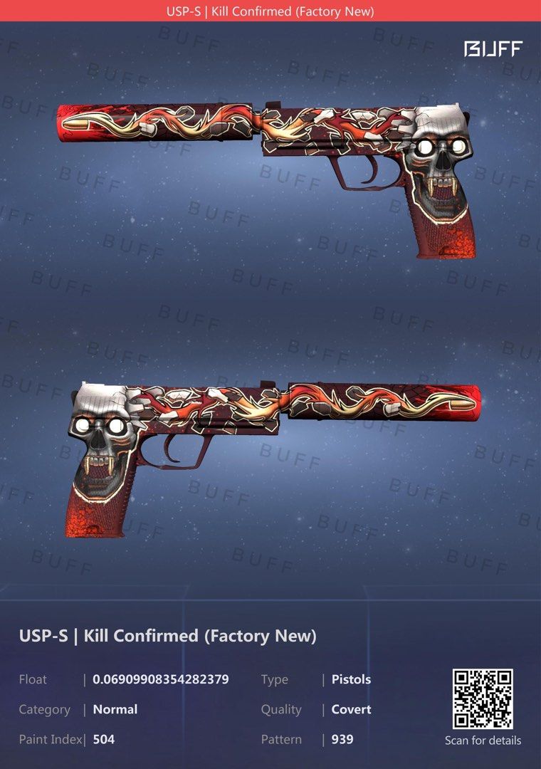 USP-S kill confirmed FN CSGO, Video Gaming, Gaming Accessories, In-Game ...