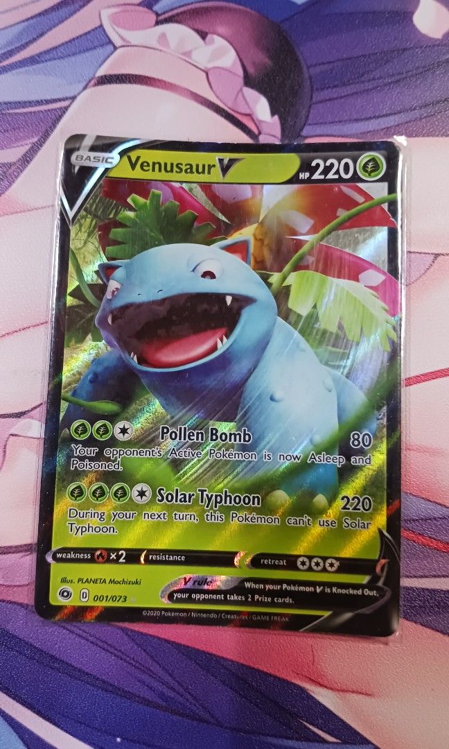 Venusaur pokemon card on Carousell