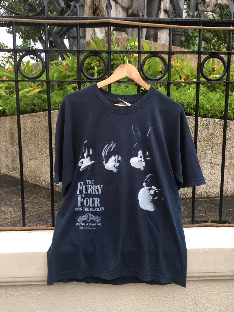 Vintage 1996 The Furry Four Sind the Beatles, Men's Fashion, Tops ...