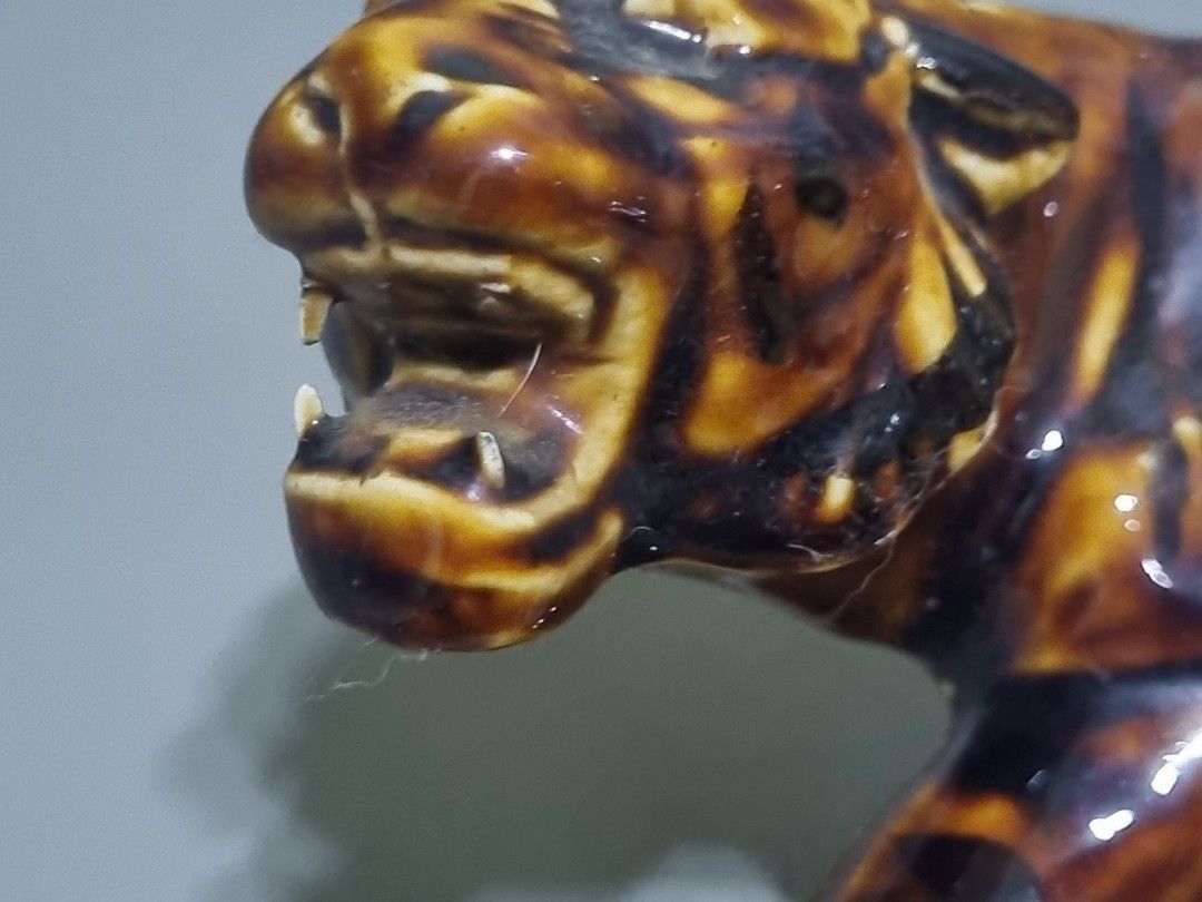 Vintage Ceramic Tiger, Hobbies & Toys, Memorabilia & Collectibles ...