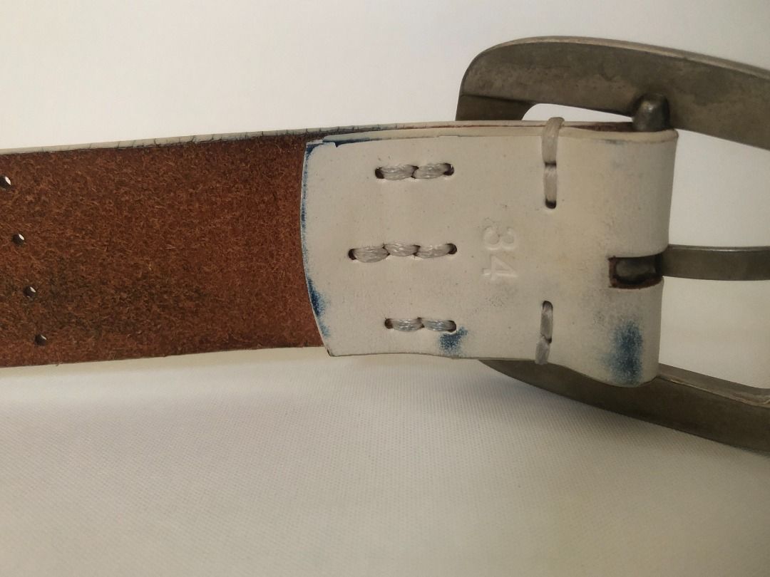 Vintage Japanese Archival Back Number Perforated Grid Genuine Leather ...