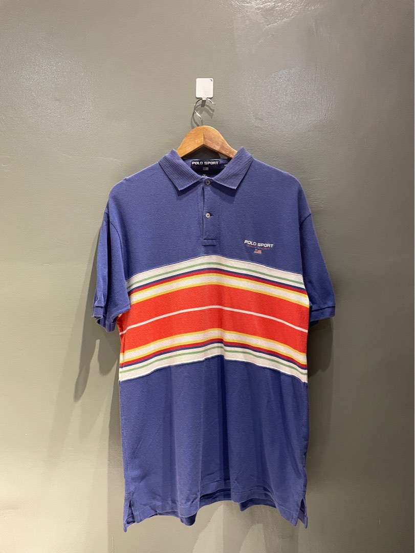 VINTAGE POLO SPORT POLO SHIRT (M), Men's Fashion, Tops & Sets, Tshirts ...