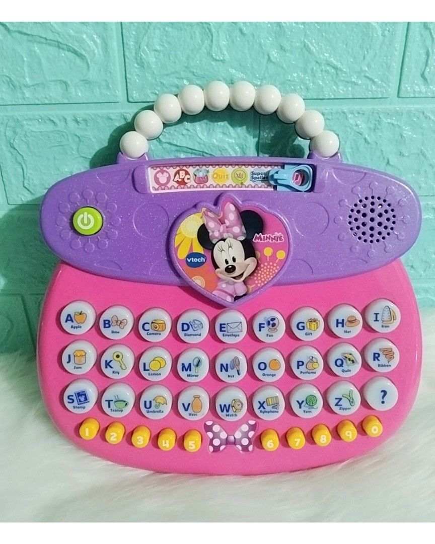 VTech Disney Minnie ABC Fashion Purse, Babies & Kids, Infant Playtime ...