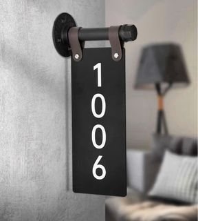 Custom Door Signs/ Unit Number plates / Company name Signs /HDB door ...
