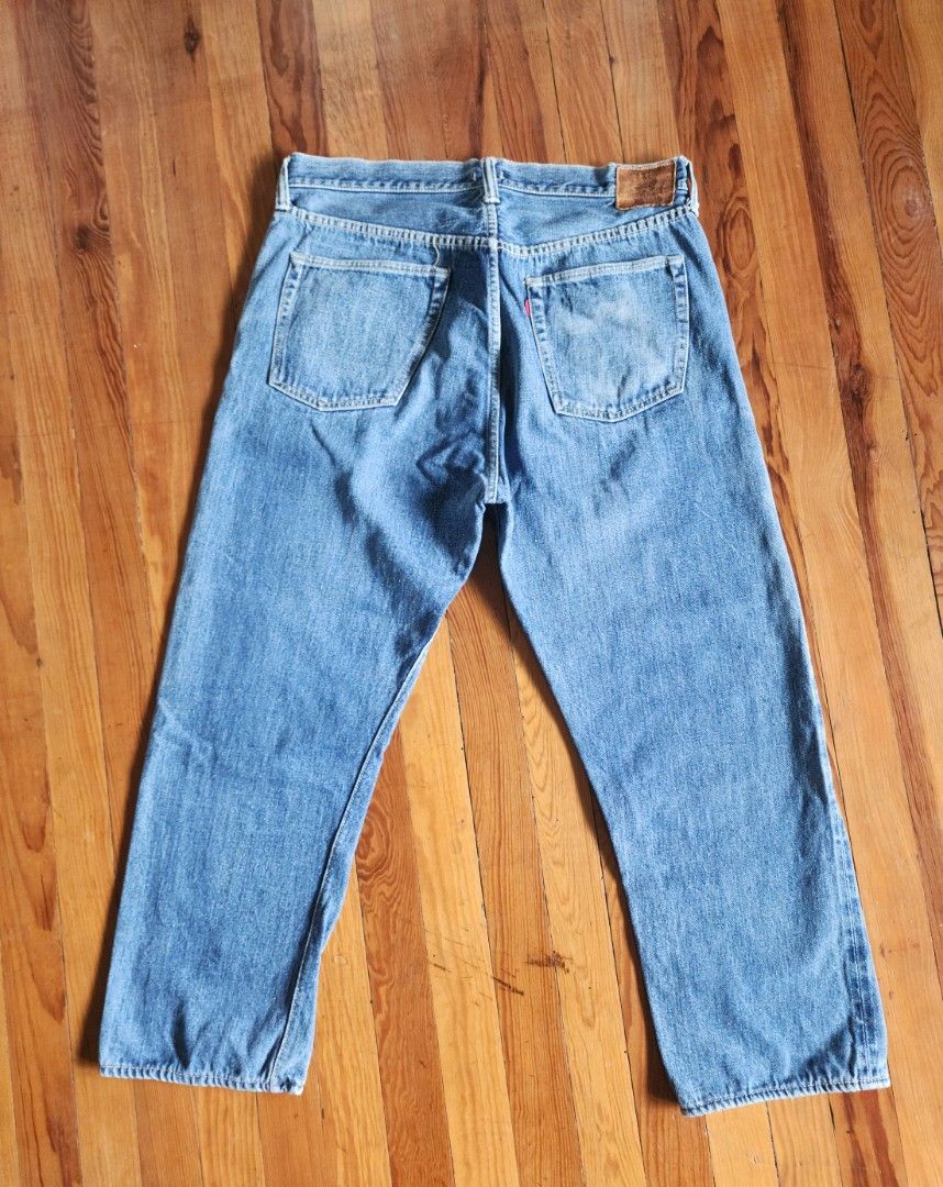 Warehouse OSAKA 5 Duck digger Selvedge Denim Jeans size 36 Fits 34 WW2 ...