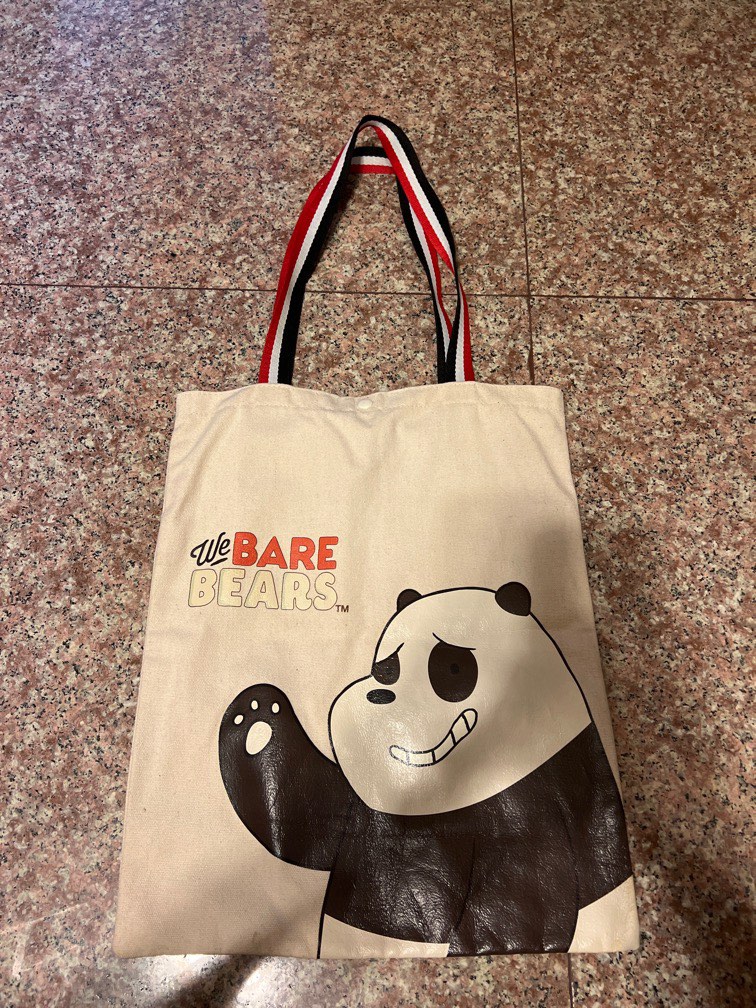 we bare bears tote bag, Women's Fashion, Bags & Wallets, Tote Bags on ...