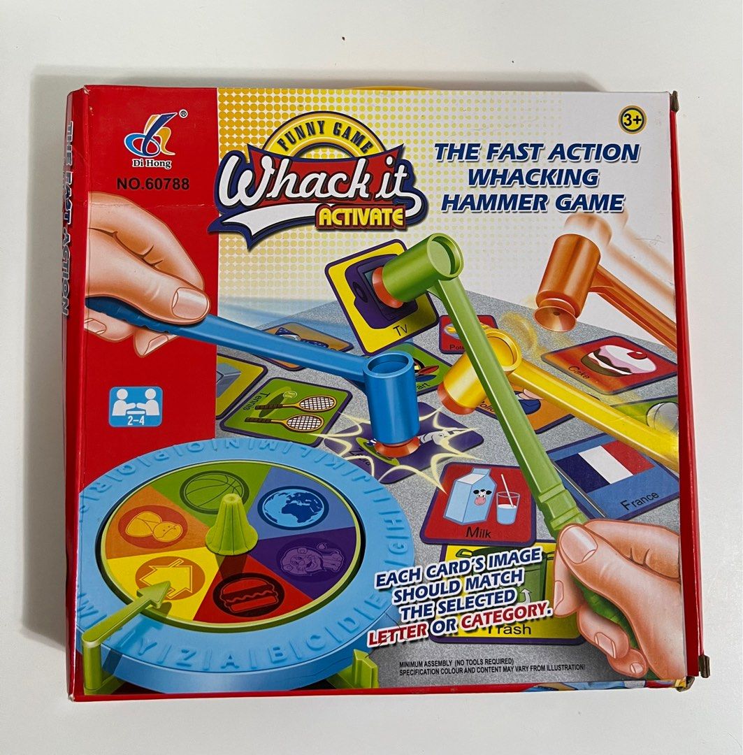 whack it activate board game 桌上遊戲, 興趣及遊戲, 玩具 & 遊戲類 - Carousell