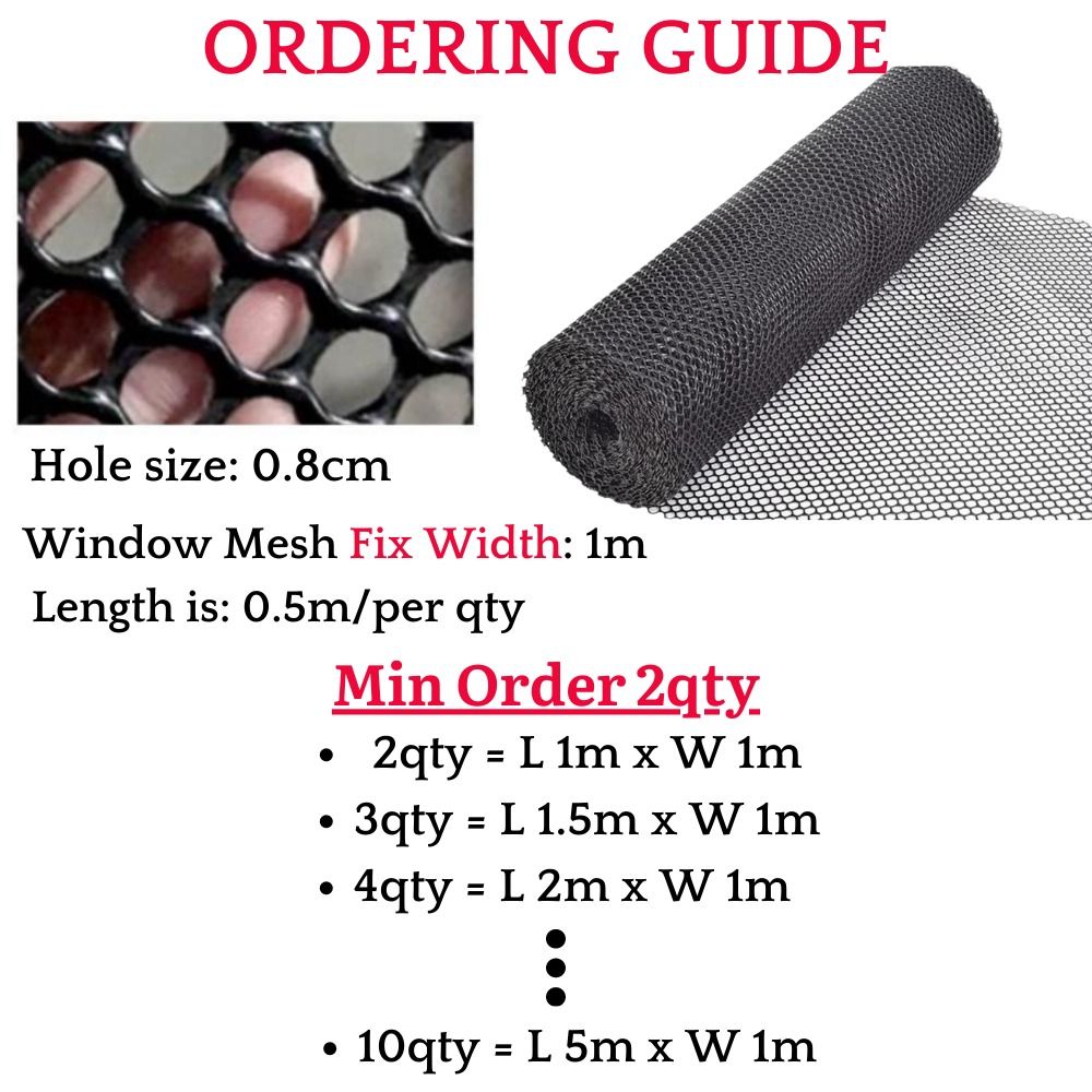 Window Mesh PVC Plastic Mesh Multi-purpose Cat Mesh Pet Proof Window ...