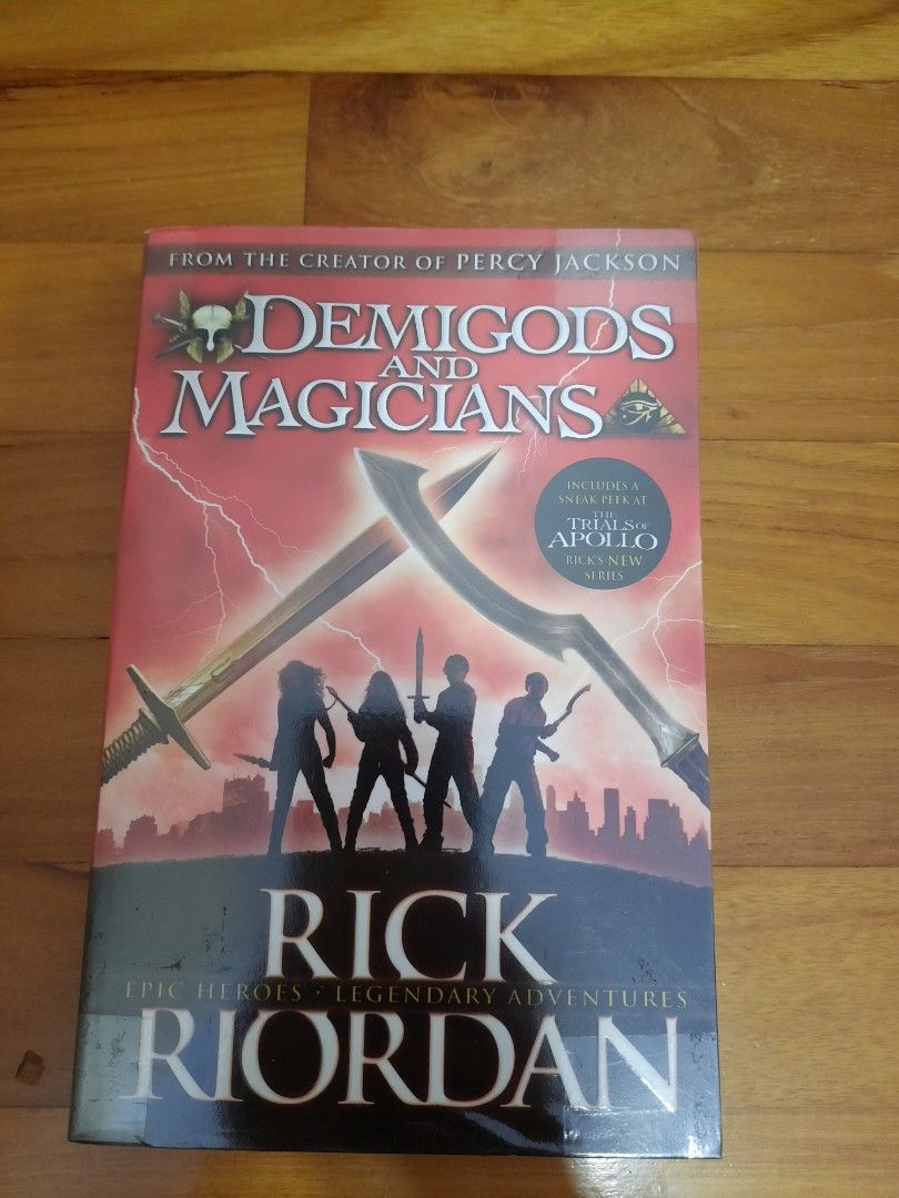 Wrapped Book - Demigods and Magicians by Rick Riordan, Hobbies & Toys ...