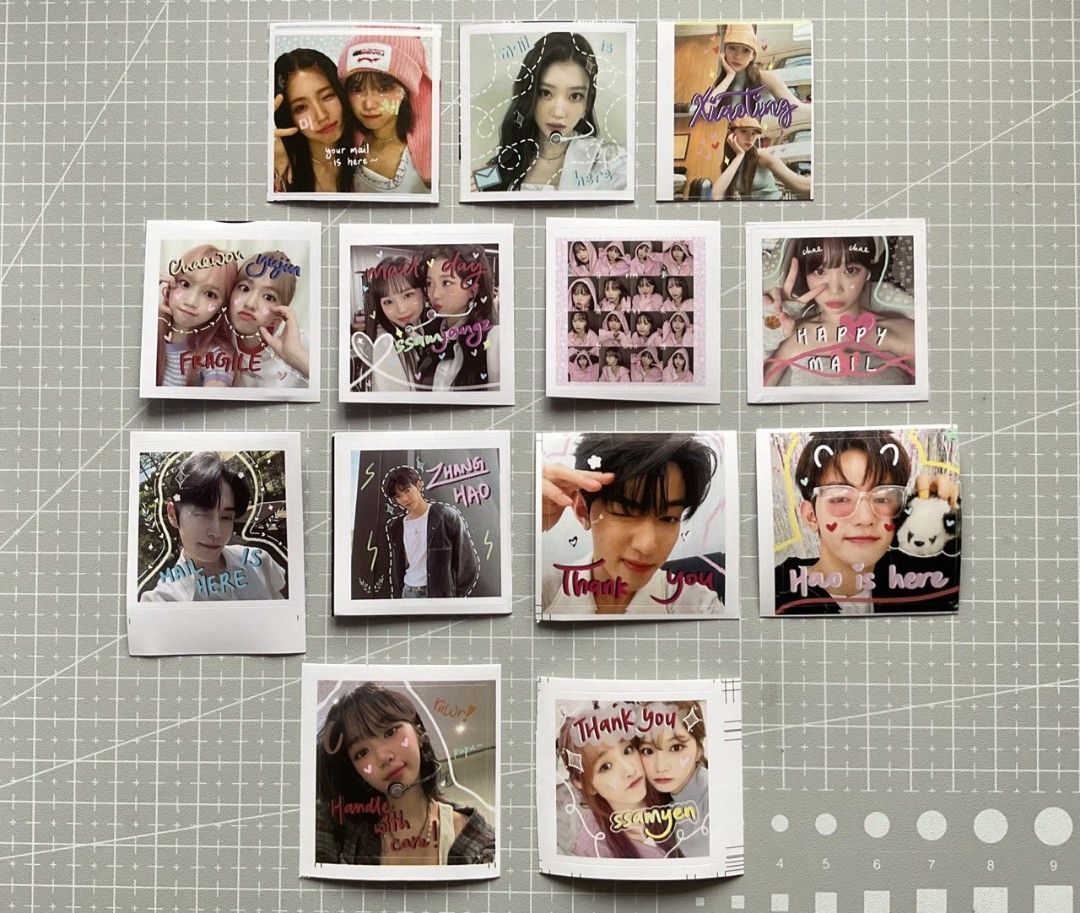wts kpop mailing stickers lesserafim ive kep1er zb1 gidle izone chaewon ...