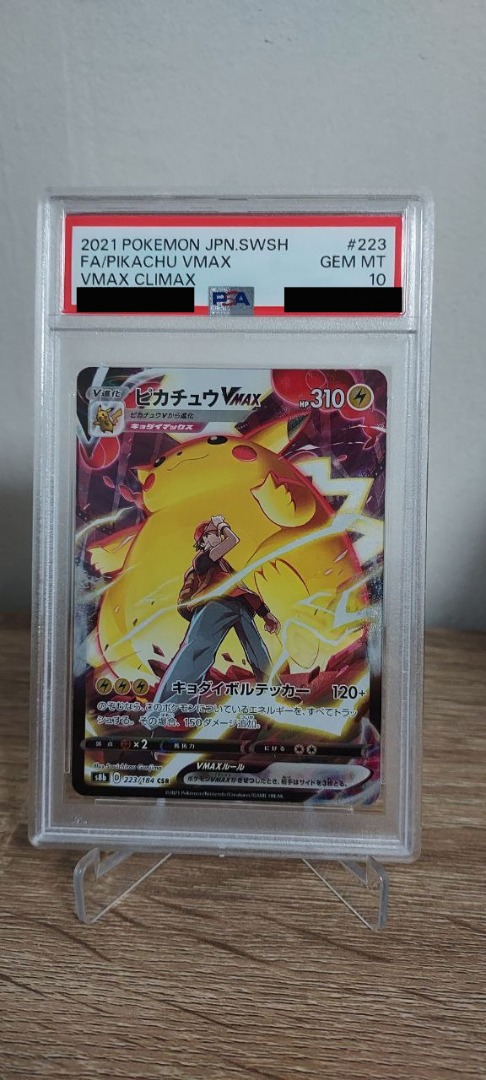 WTS Pokemon Pikachu Vmax CSR Vmax Climax PSA 10, Hobbies & Toys, Toys ...
