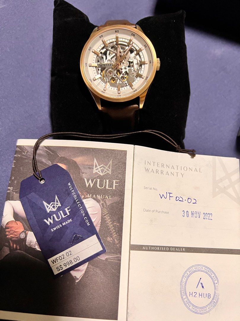 WULF EXO WF02.02 SWISS MECHANICAL MEN'S WATCH, Men's Fashion, Watches ...