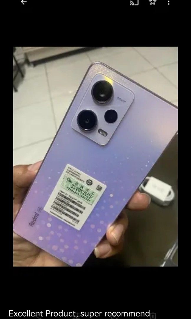 Xiaomi Redmi Note 12 PRO Purple, Mobile Phones & Gadgets, Mobile Phones ...