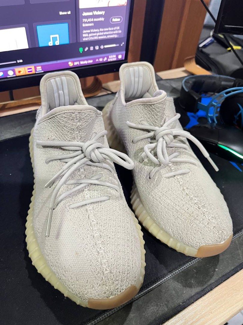 Yeezy Sesame 350 V2, Men's Fashion, Footwear, Sneakers on Carousell
