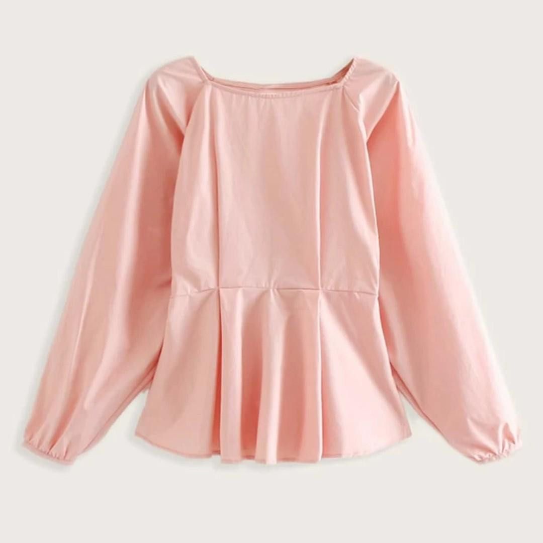 ZARA Blush Pink Top on Carousell